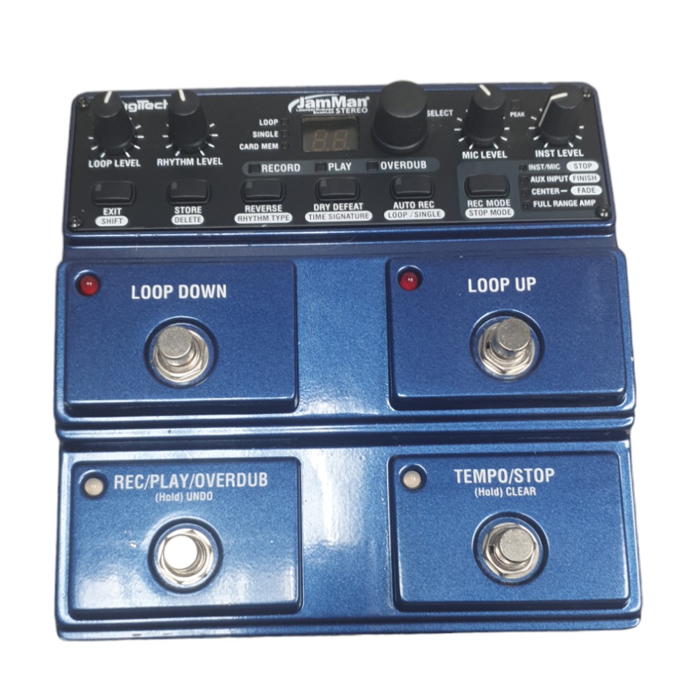 Pre-owned Digitech Jamman JML2 Stereo Looper Effects Pedal Phrase ...